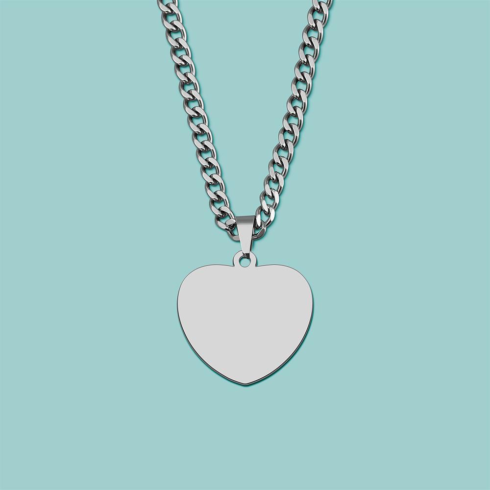 Custom Engraved Heart-Shaped Necklace for Loved Ones - MadeMine Custom ...