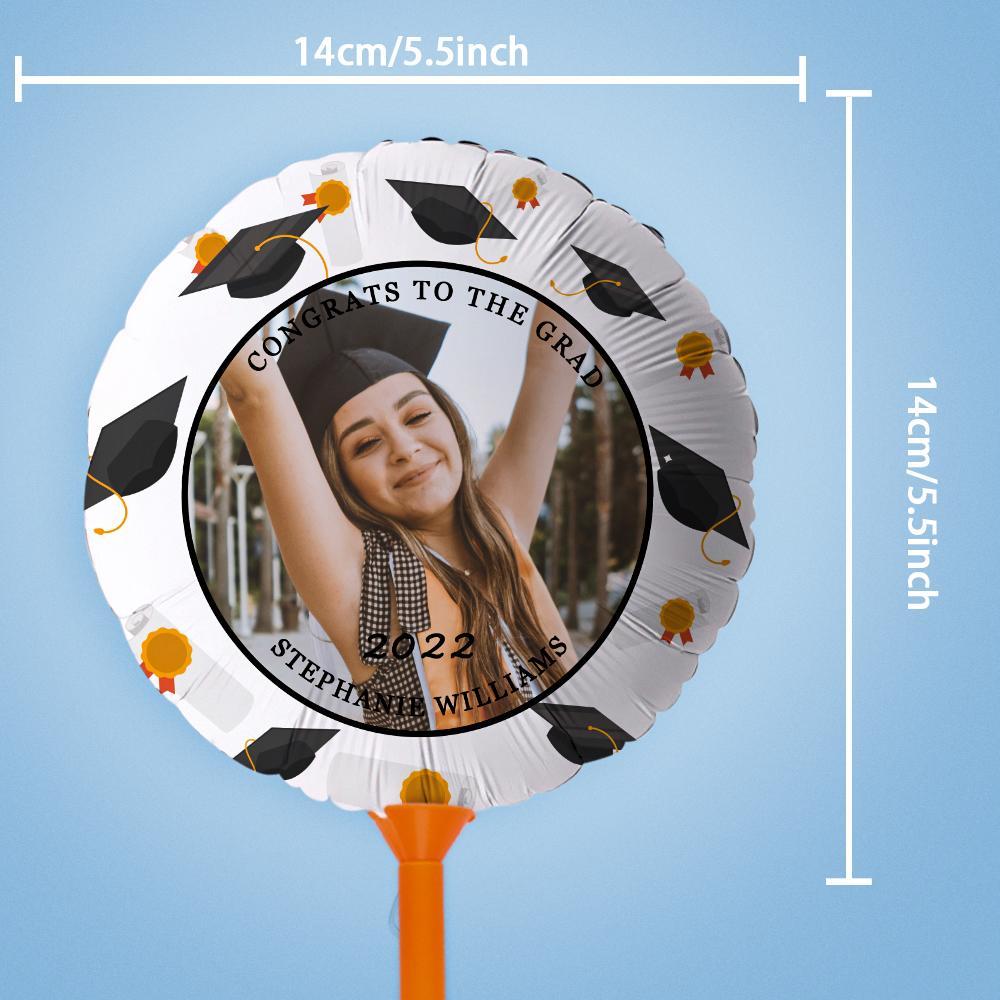 CONGRATS TO THE GRAD Balloons Custom Photo Graduation Balloons Party ...